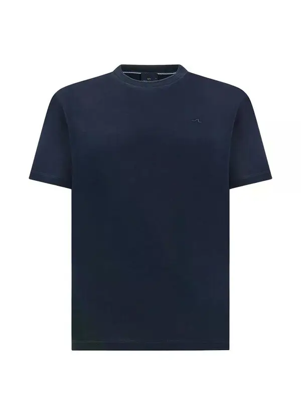 Paul & Shark Piqué Cotton T-shirt - Blue