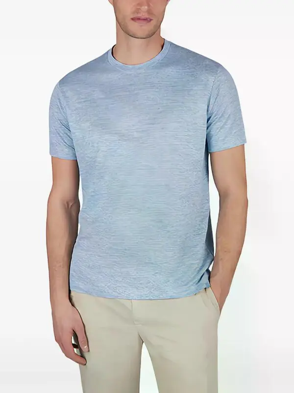 Paul & Shark Linen Jersey T-shirt - Blue