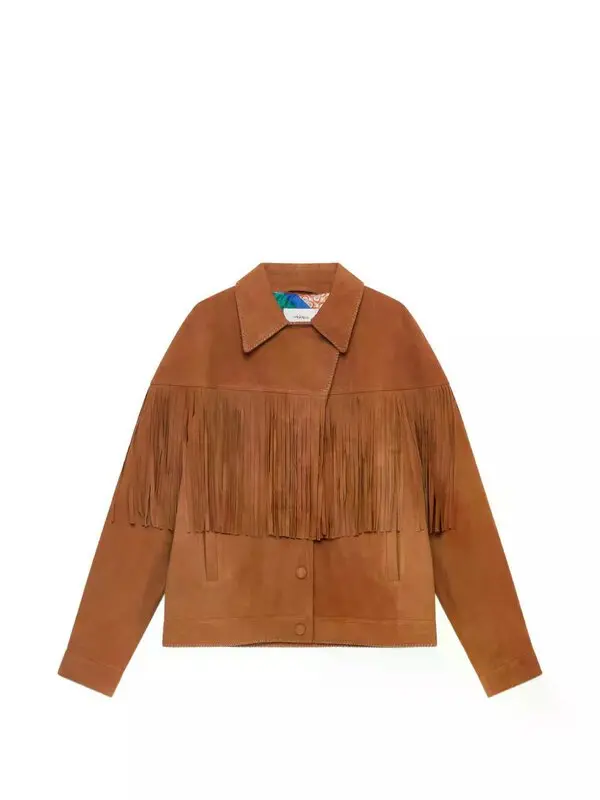 Malìparmi Fringed Biker Jacket