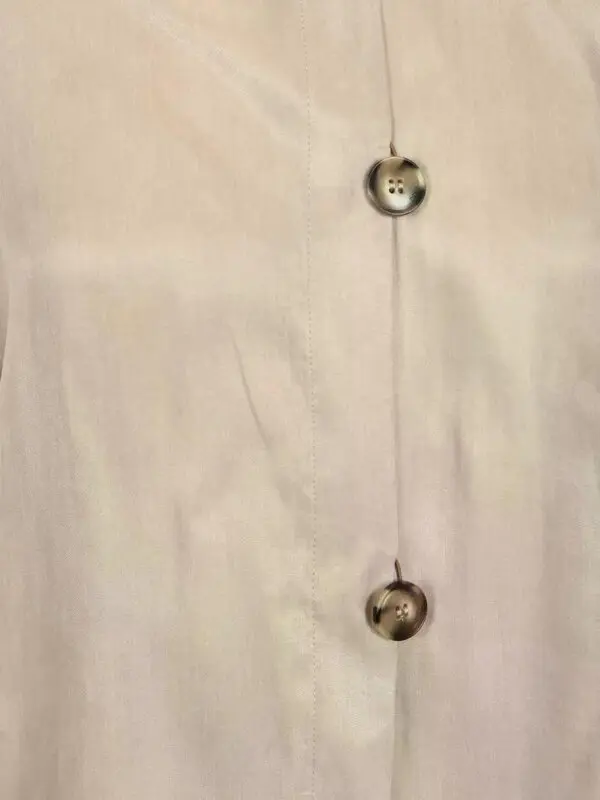 Emporio Armani Buttoned Long-sleeve Shirt - Neutrals