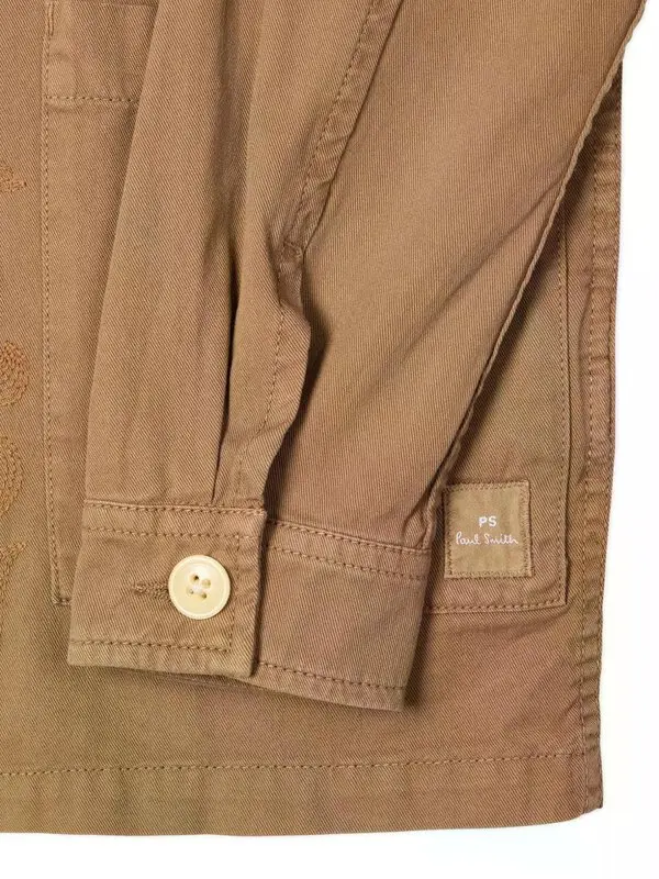 Paul Smith Organic Cotton Shirt Jacket - Brown
