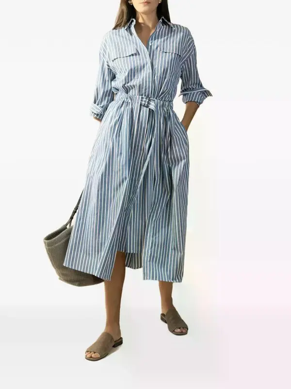 Brunello Cucinelli Striped Dress