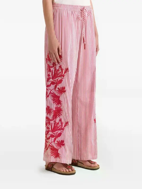 Malìparmi Striped Trousers - Red