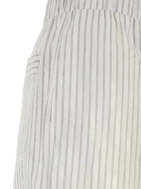 COOR Striped Drawstring Shorts