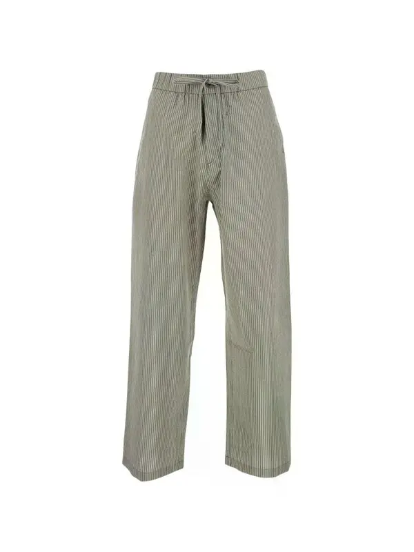 COOR Striped Drawstring Trousers