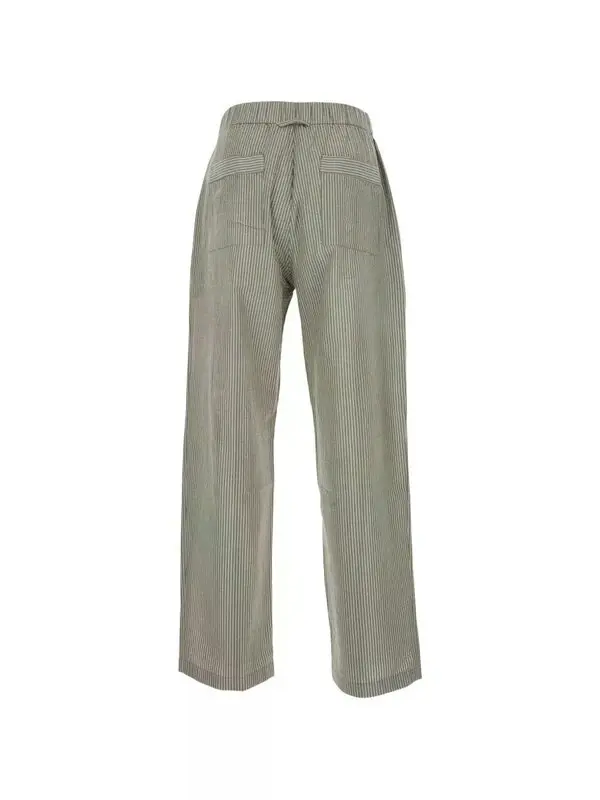 COOR Striped Drawstring Trousers