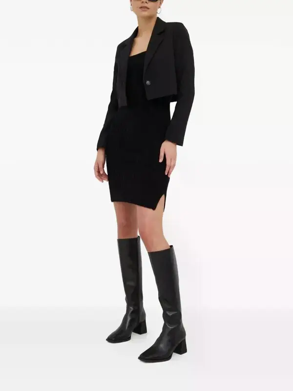 HERSKIND Ribbed Strapless Mini Dress