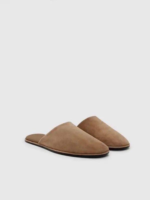 REFORMATION Zealand Flat Mule - Grey