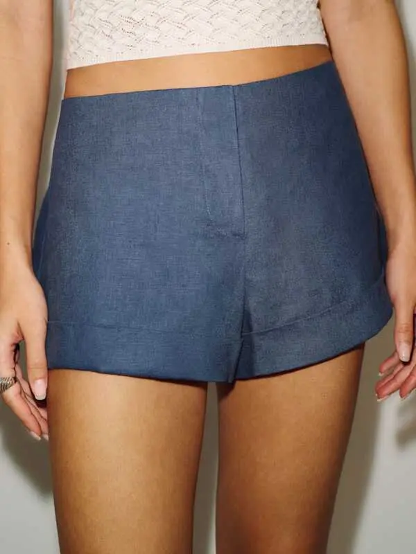 REFORMATION Henri Linen Short