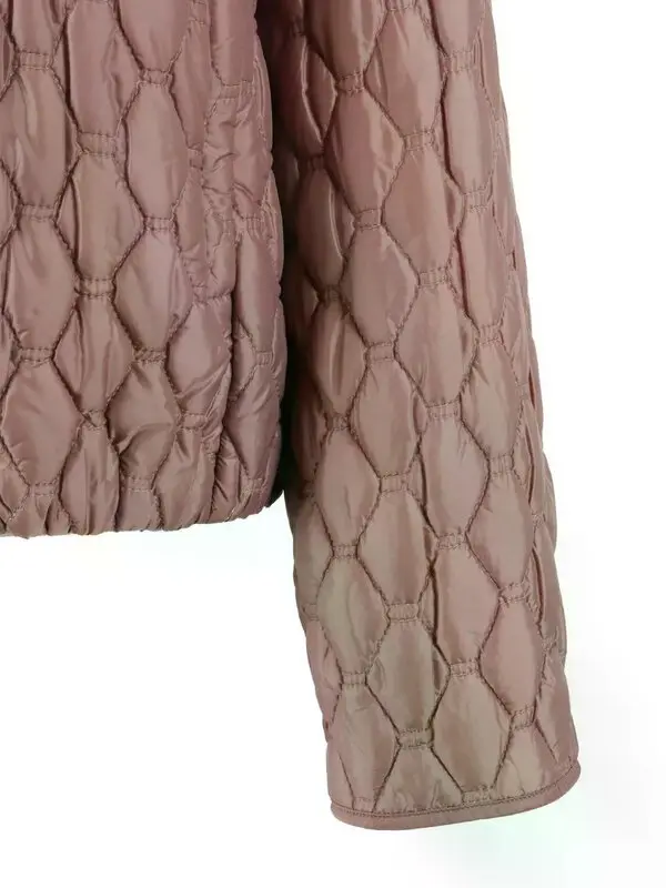 DUNO Quilted Hooded Jacket - Pink