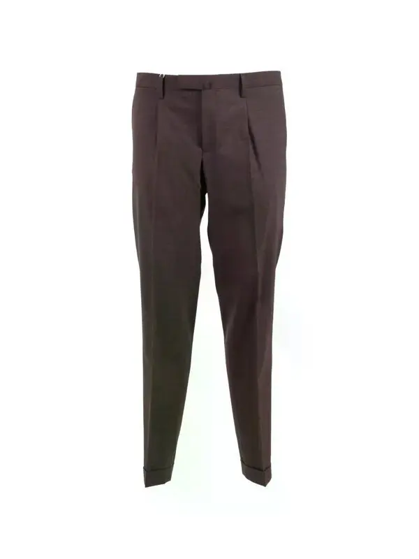 BRIGLIA 1949 Tailored Trousers With Cuffed Hem
