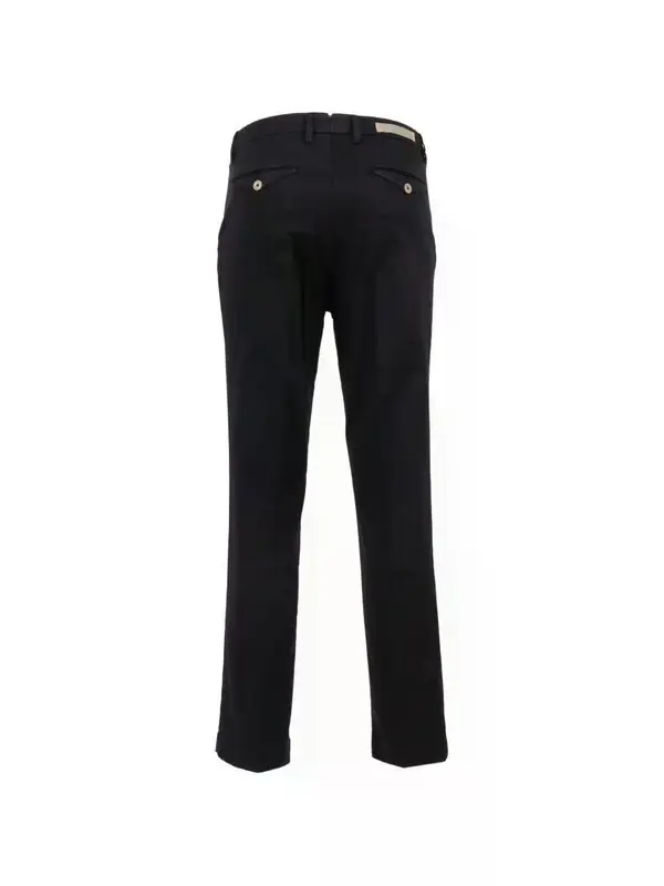BRIGLIA 1949 Button Straight Trousers - Black