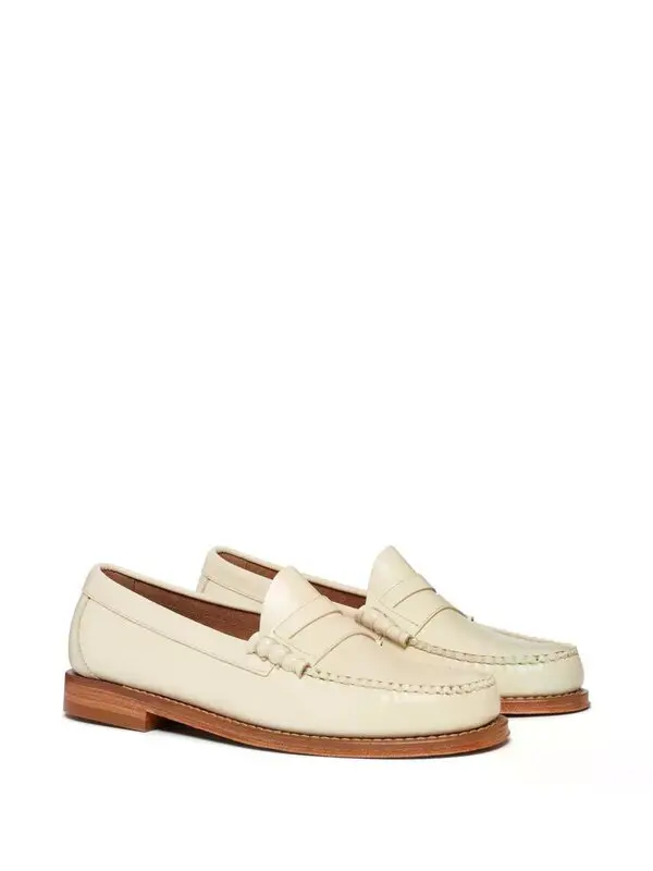 G.H.BASS Larson Penny Leather Loafers - Neutrals