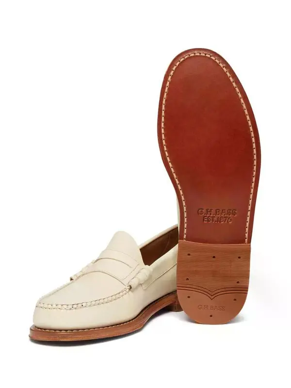 G.H.BASS Larson Penny Leather Loafers - Neutrals