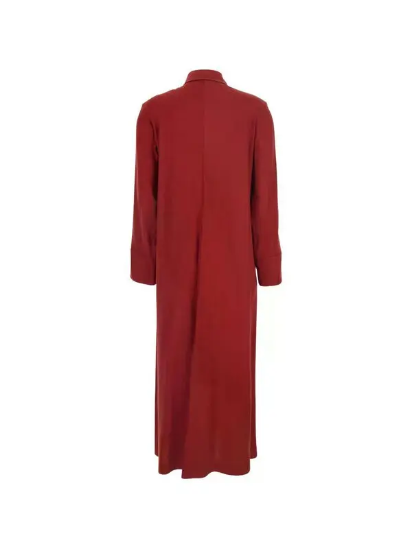 Max Mara Buttoned Long-sleeve Dress