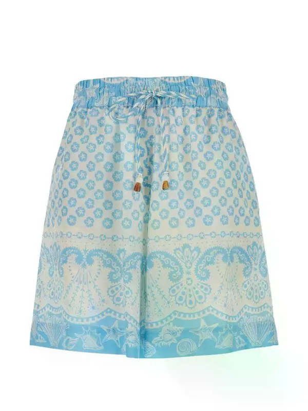 MANTERO 1902 Floral Drawstring Shorts