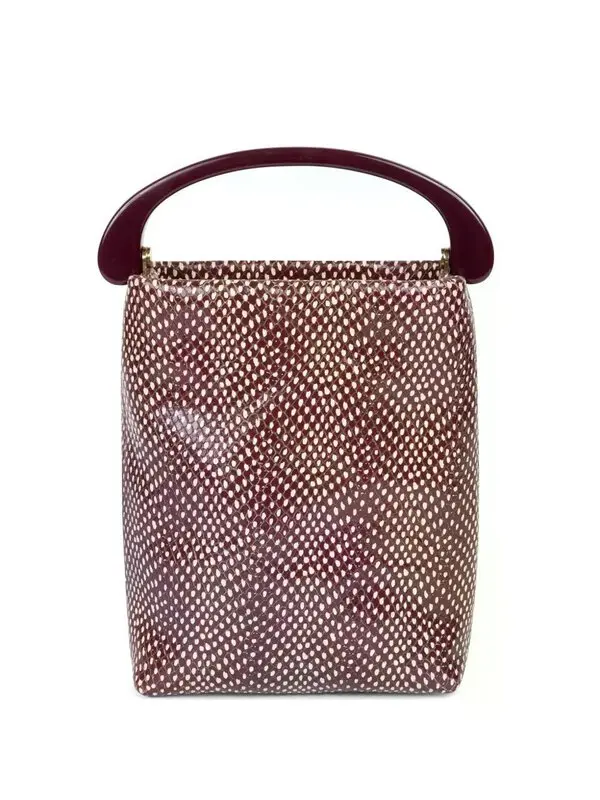 Dries Van Noten Snakeskin-printed Tote Bag