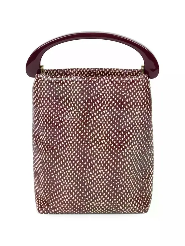 Dries Van Noten Snakeskin-printed Tote Bag