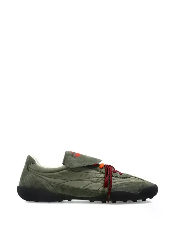 Dsquared2 Suede Paneled Low-top Sneakers