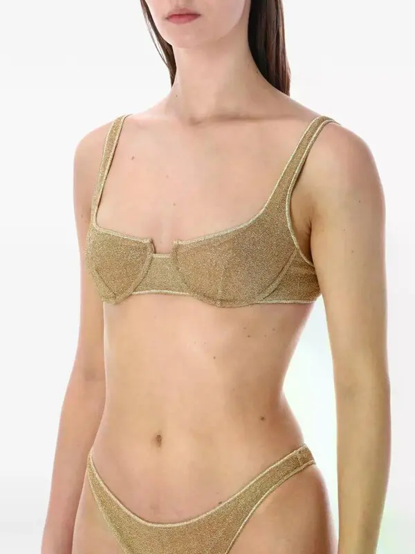Oseree Lumière Balconette Bikini Set - Gold