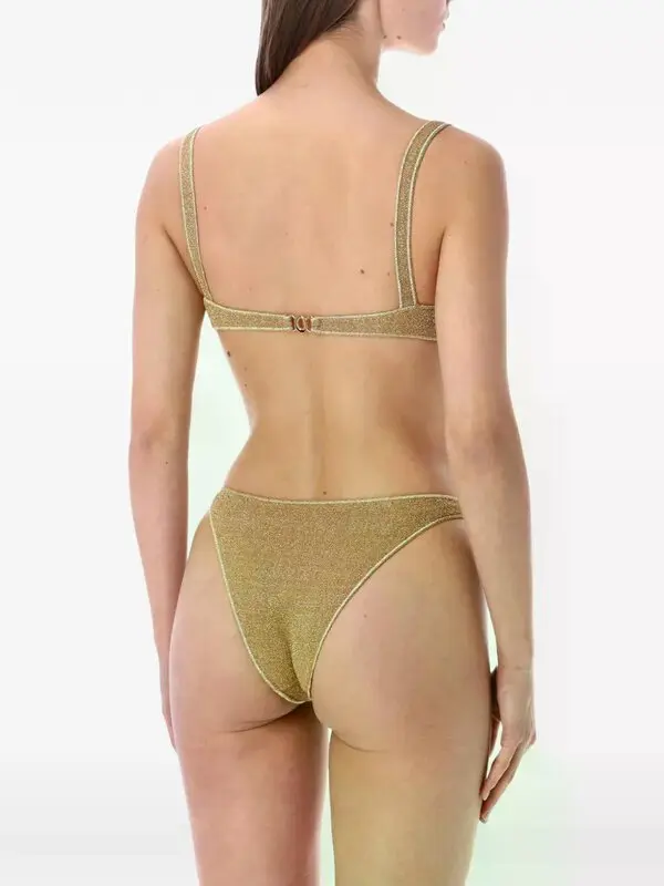 Oseree Lumière Balconette Bikini Set - Gold