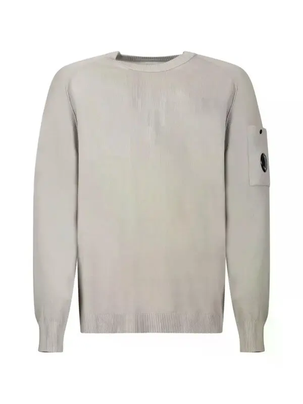 C.P. COMPANY Long-sleeved Sweater With Patch Pocket