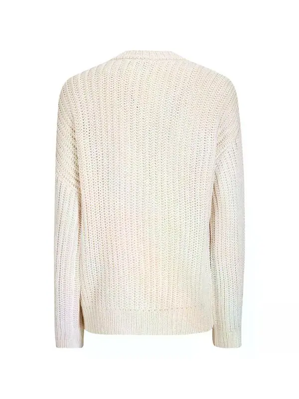 ELY ELY Crochet Knit Buttoned Cardigan