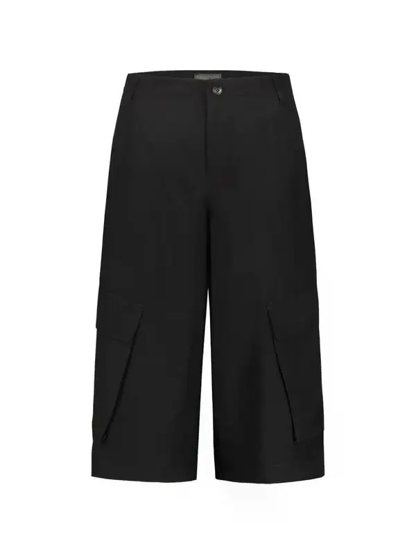 DRHOPE Cargo Bermuda Shorts - Black