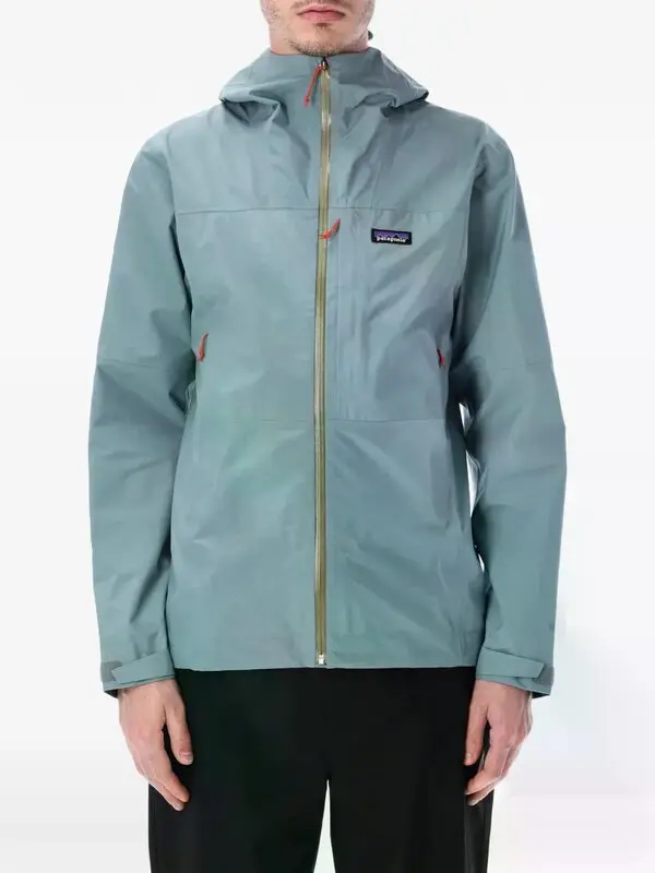 Patagonia Logo-patch Hooded Zip-up Coat