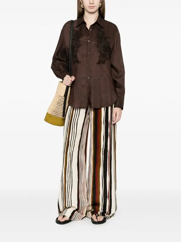 Ermanno Scervino Embellished Long Sleeve Shirt