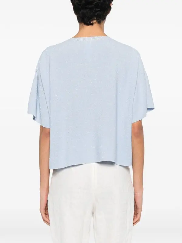 Fabiana Filippi Cotton T-shirt - Sky Blue