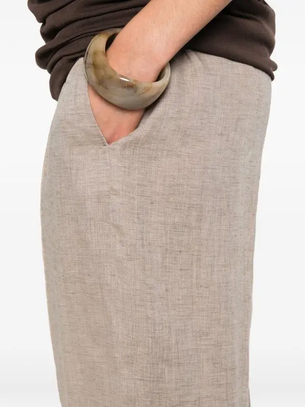 Fabiana Filippi Linen Trousers - Grey