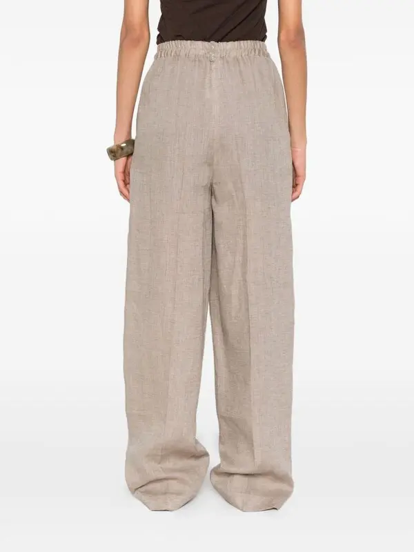 Fabiana Filippi Linen Trousers - Grey