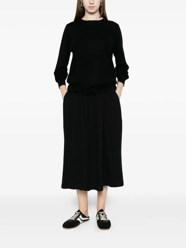 Extreme Cashmere Wool And Cashmere Crewneck Sweater - Black