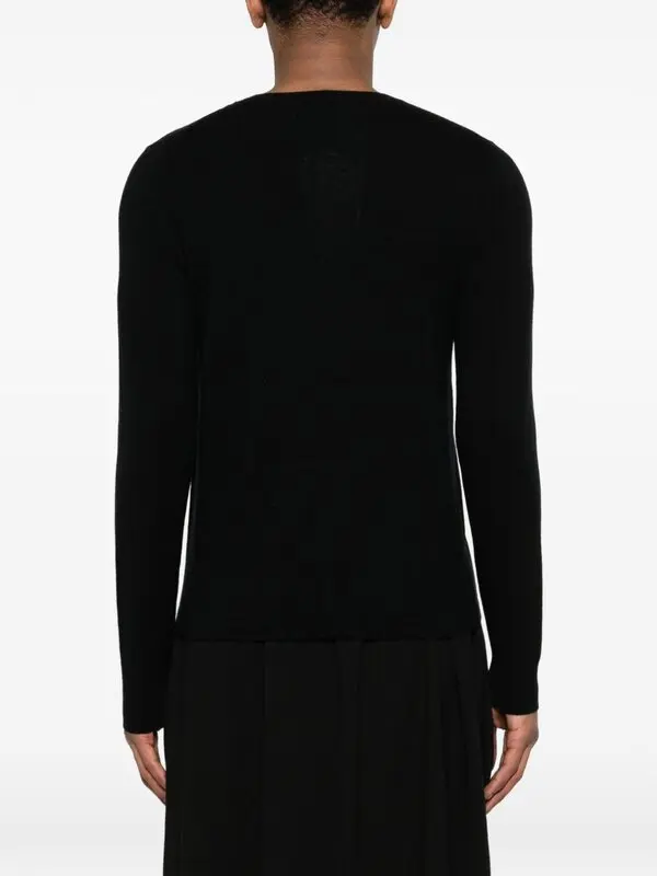Extreme Cashmere Wool And Cashmere Crewneck Sweater - Black