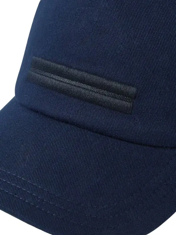Zegna Hat With Embroidery - Blue