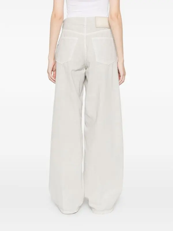 HAIKURE Bethany Wide-leg Denim Jeans - Grey