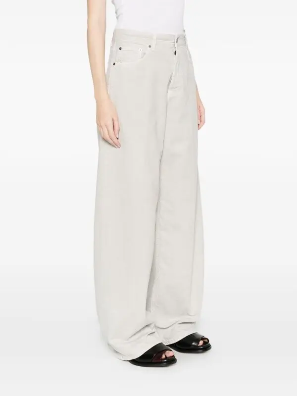HAIKURE Bethany Wide-leg Denim Jeans - Grey