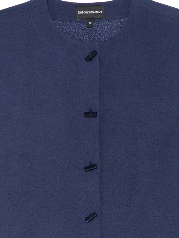 Emporio Armani Crewneck Blouse - Blue