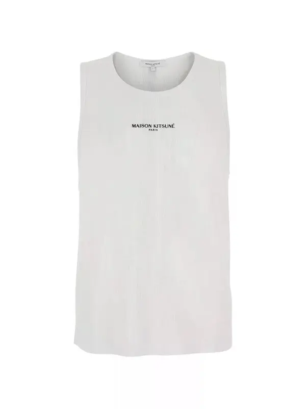 Maison Kitsuné Logo Print Vest