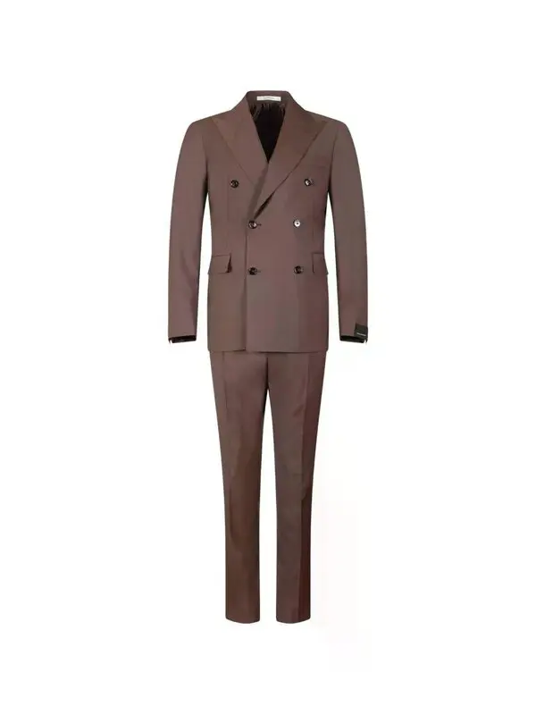 Tagliatore Double-breasted Suit - Brown