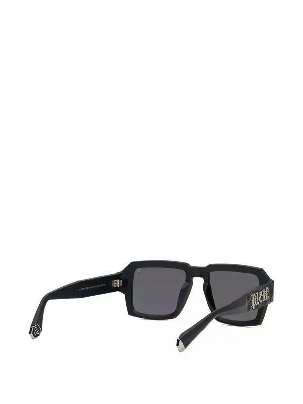 Philipp Plein Matrix Diamond-cut Sunglasses