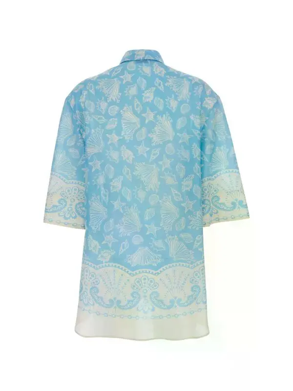 MANTERO 1902 Shell Print Shirt