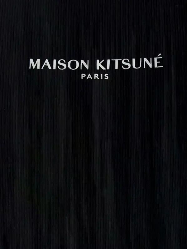 Maison Kitsuné Logo Sleeveless Top - Black