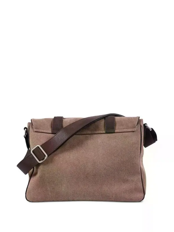 Orciani Buckle-fastening Leather Shoulder Bag