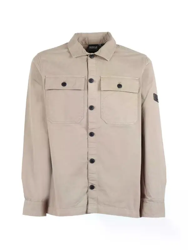 Barbour Buttoned Flap-pocket Overshirt - Neutrals