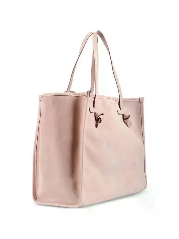 GIANNI CHIARINI Knot-detail Leather Shoulder Bag - Pink