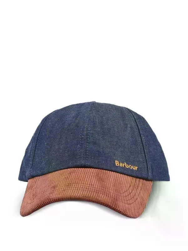 Barbour Corduroy Panel Cap - Blue