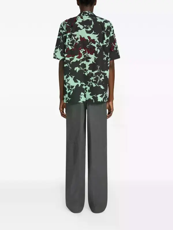 Dries Van Noten Embroidered Shirt - Green