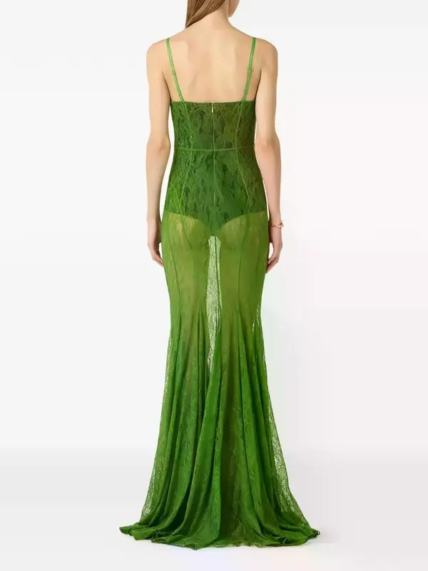 Elisabetta Franchi Lace Mermaid Gown